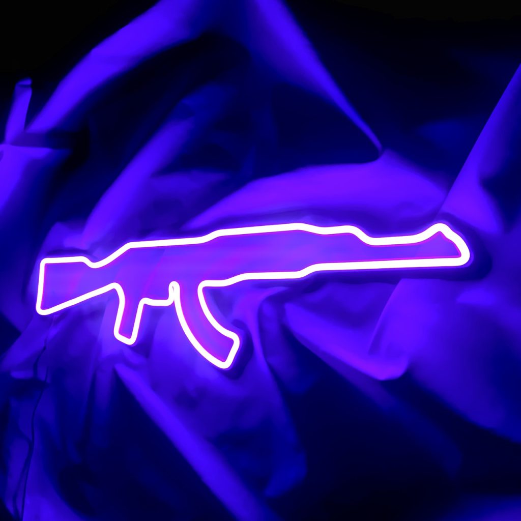 Neon Karabin LED na Ścianę - Sklep ToTheNeon